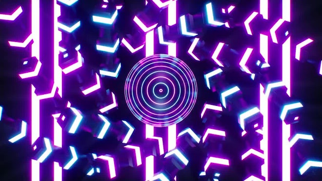 Vj Loops Neón Retro Neon VJ Loop Stock Video | Motion Array