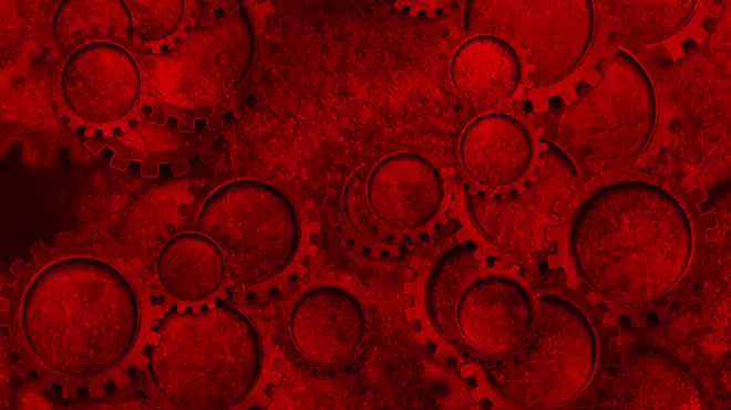 Red Gears Background