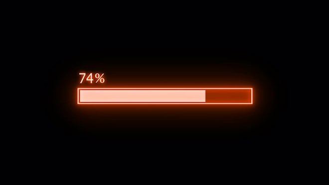 Red Loading Bar Gif