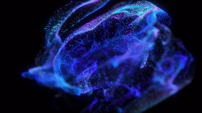 Liquid Particles Animation Liquid Particles Background Stock Video