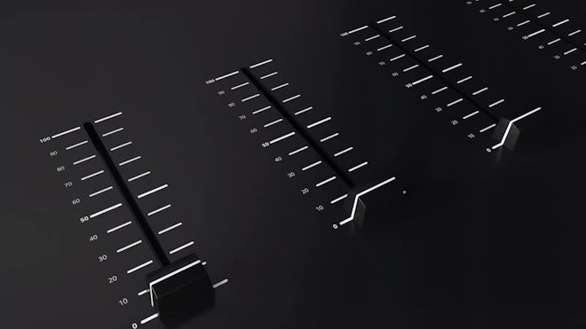 White Equalizer Wallpaper