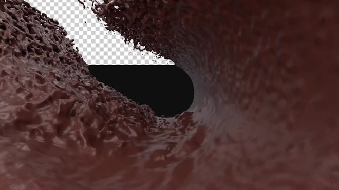 3d Chocolate Wave Animation - Stock Motion Graphics | Motion Array