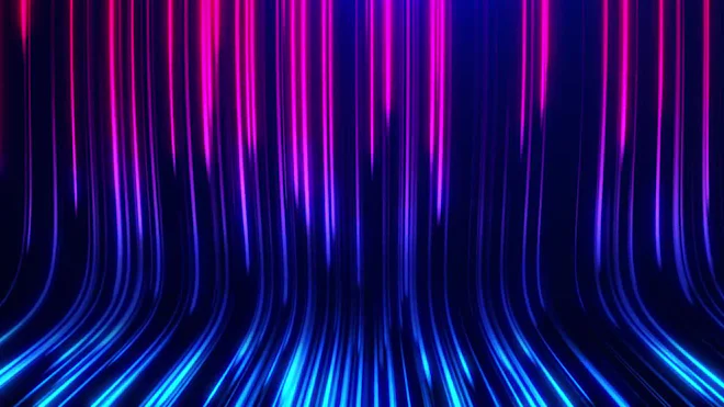 Lines Neon Gradient Art