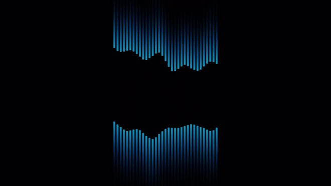 Audio Waves Wallpaper