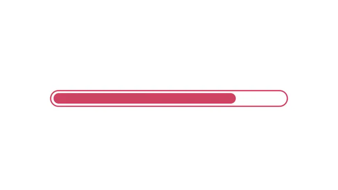 Loading Bar Red Loading Bar Illustration Pack. Make Progress Bar Icon,