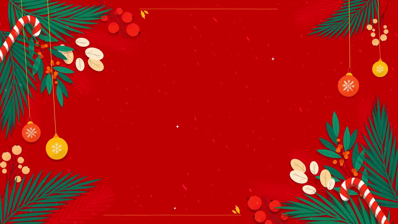 Animated Christmas Background Loop Stock Video Motion Array