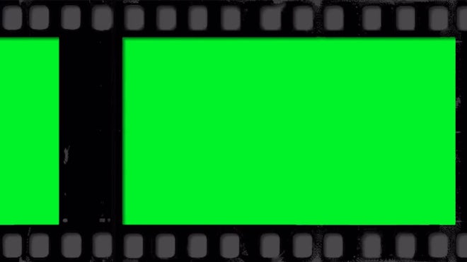 Vintage 35mm Film Effect With Chroma Key Green Screen - Stock Motion Graphics | Motion Array
