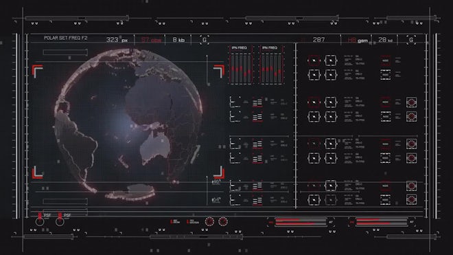 Pack Of Futuristic HUD&UI Screen Overlays - Stock Motion Graphics | Motion Array