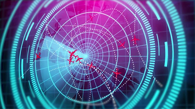 Airplane Radar Screen