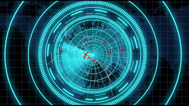 Airplane Radar Screen