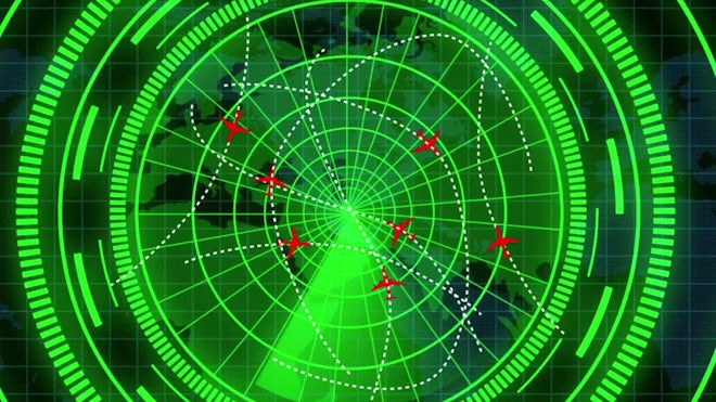 Airplane Radar Screen