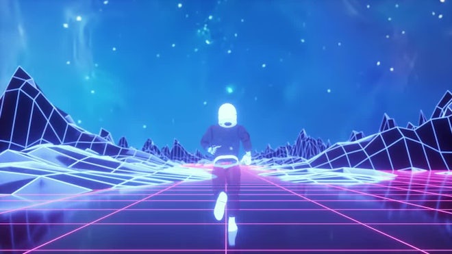 Retrowave Background Loop Stock Motion Graphics Motion Create A Retro