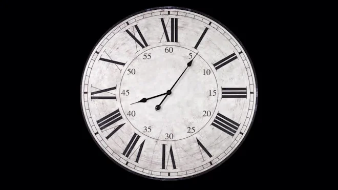 Moving Clock Hands CLXEAST Large Wall Clock With Movable Gears,