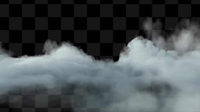 Soft Clouds Float On Alpha - Stock Motion Graphics | Motion Array