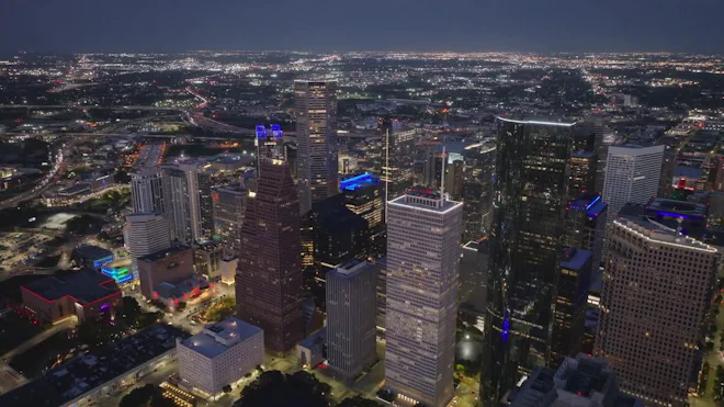 Aerial View Downtown Houston Breathtaking Aerial View Of Houston's