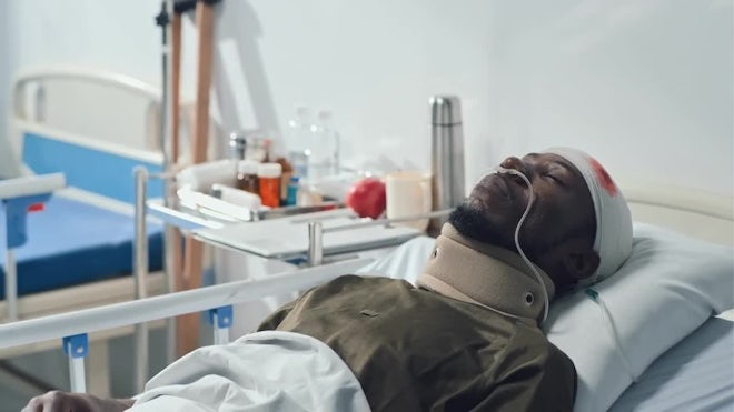 Neck Brace In Hospital