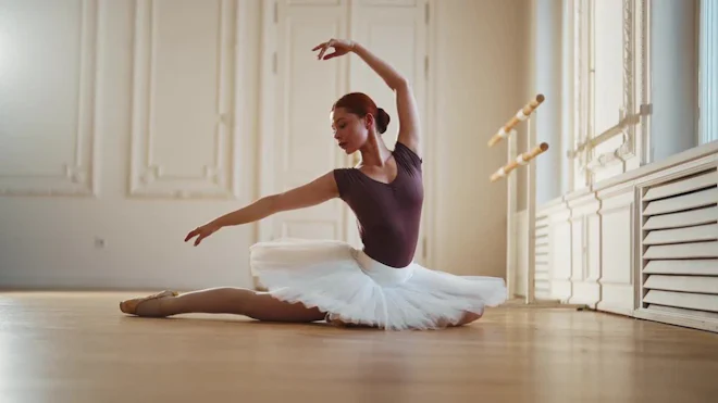 Ballerina Dancing In Studio BALLERINA DREAMER BALLET STUDIO