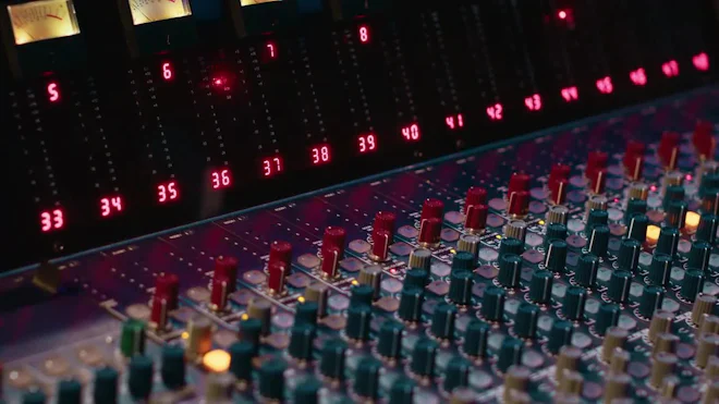 Mixing Control Room Panel