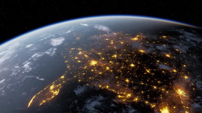 Real Pictures Of Earth From Space At Night