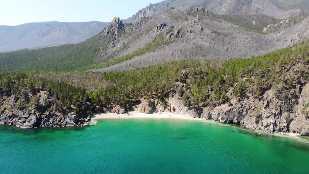 Sandy Bay Aerial - Stock Video | Motion Array