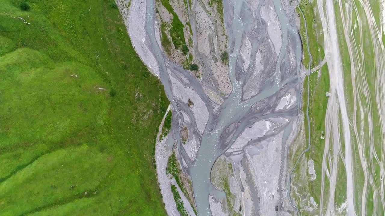 Top View Of River - Stock Video | Motion Array