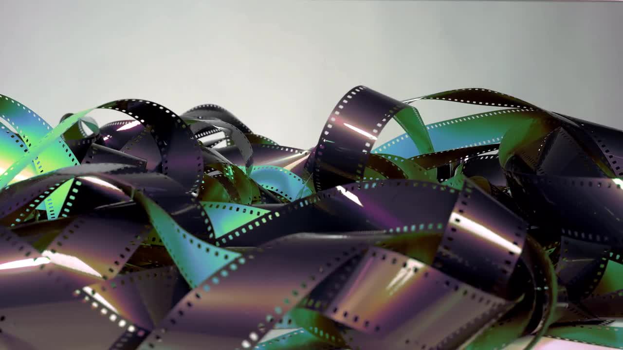 Unwrapped Film Rolls - Stock Video | Motion Array