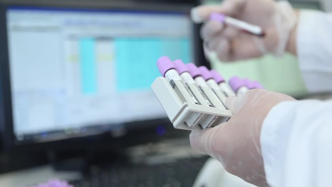 Reading QR Codes In Laboratory - Stock Video | Motion Array