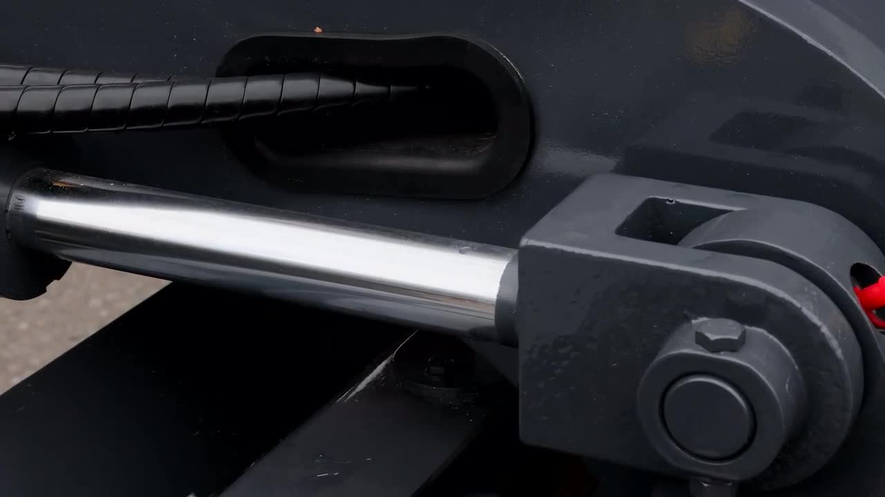 Hydraulic Cylinders And Hydraulic System - Stock Video | Motion Array