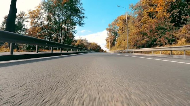 Highway Road Side View