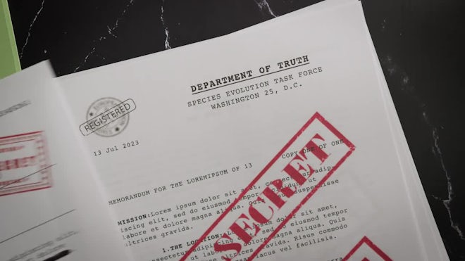 Top Secret Letter Template