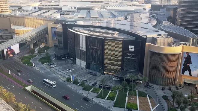 Dubai Mall Aerial View