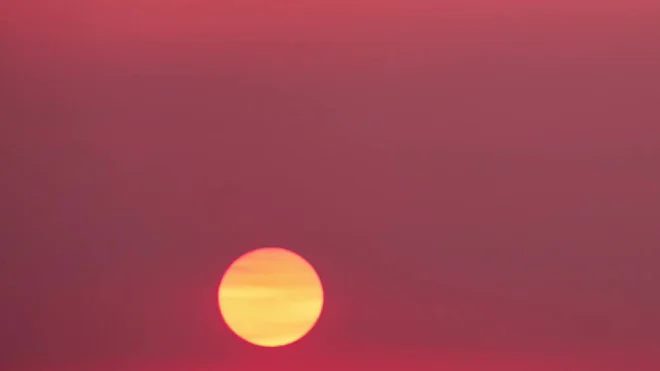 Beautiful Red Sun Dawn Beautiful Red Sunset, Red, Sun, Nature, Sunset,