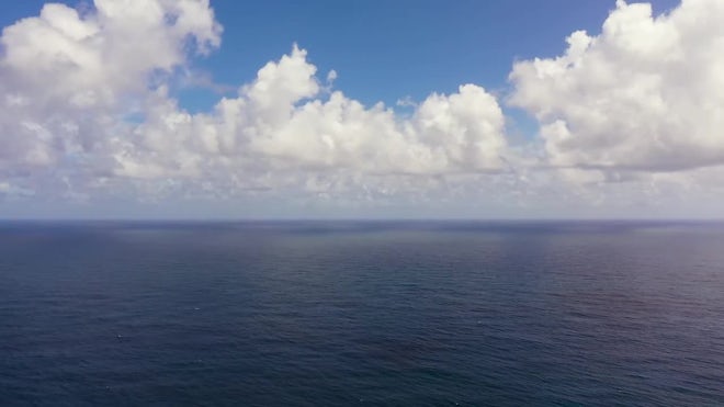 Blue Ocean Clouds Sky