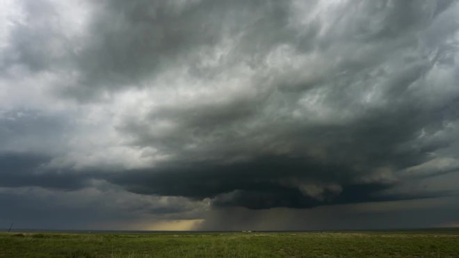 Scary Stormy Night Sky