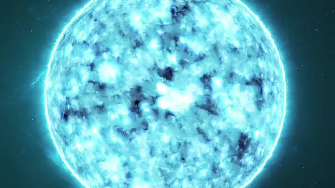 Giant Blue Star Background