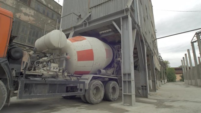 Cement Truck Unload