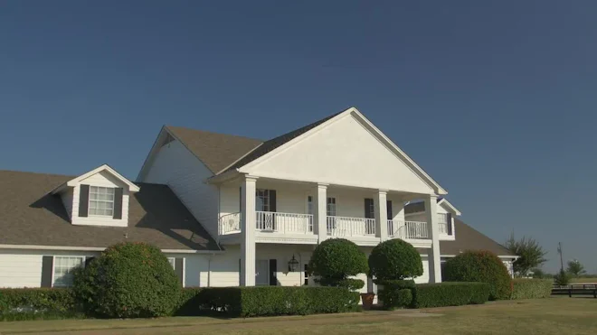 Dallas Tv Show House Southfork Ranch Dallas Hi Res Stock Photography