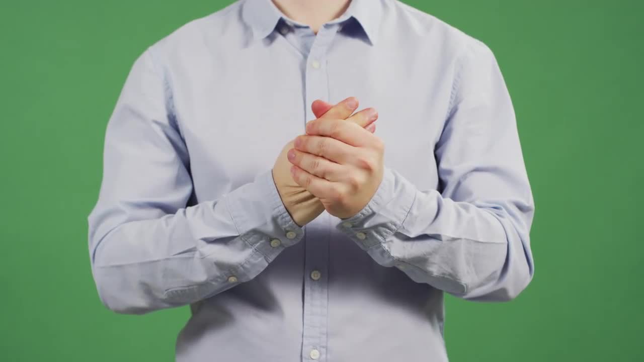 Anxious Hand Gestures Anxious Businessman Looking At Jumbled Arrows