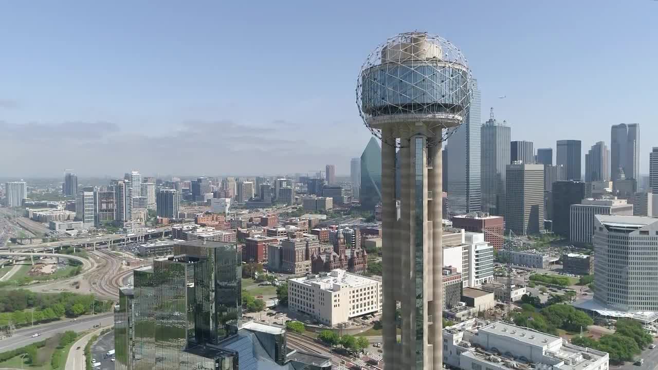 Aerial View Of Dallas - Stock Video | Motion Array