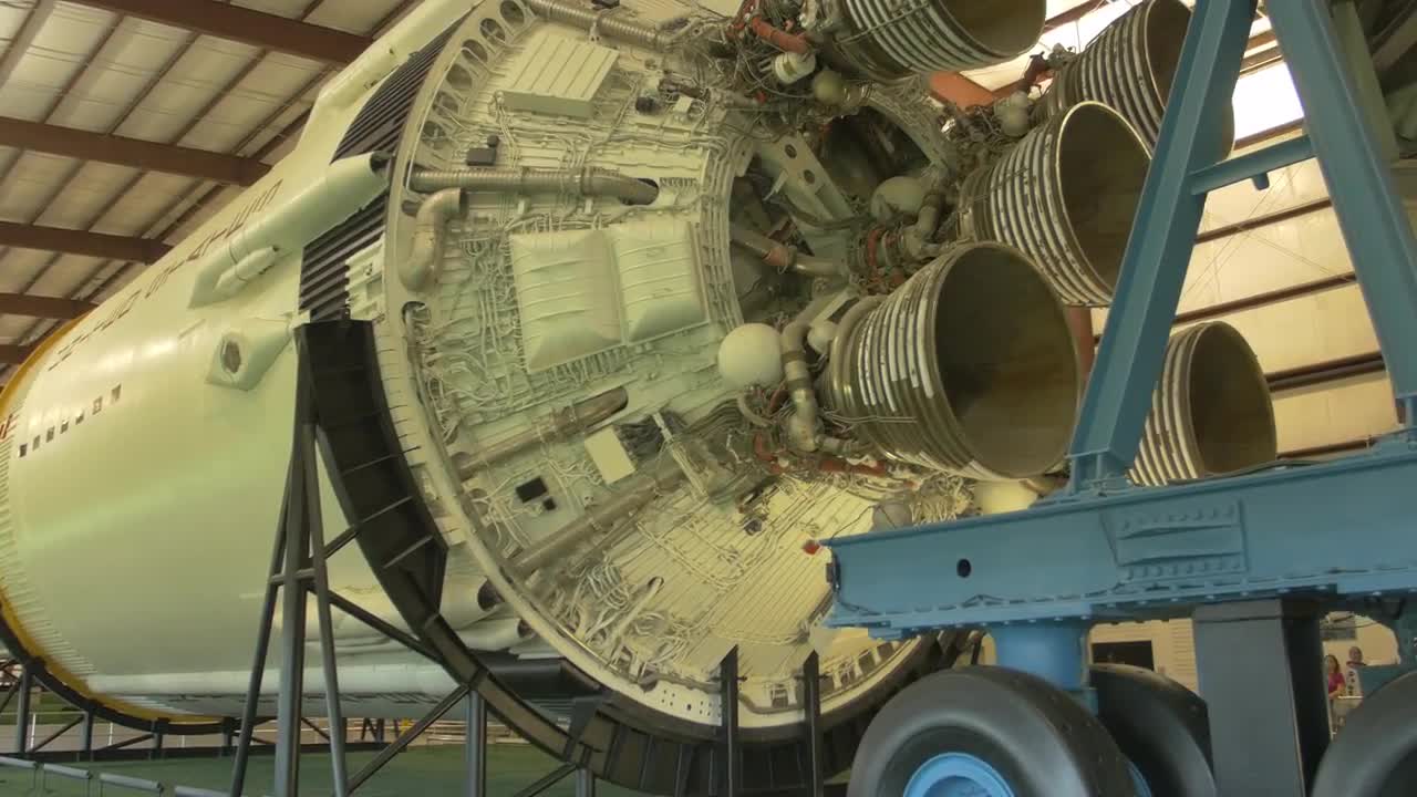 Spacecrafts Engine At NASA - Stock Video | Motion Array
