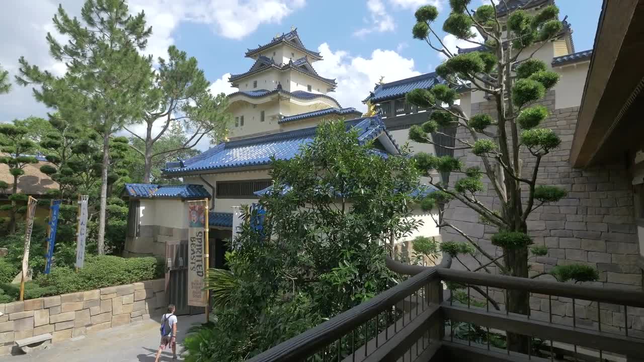 Japanese Architecture At Epcot... - Stock Video | Motion Array