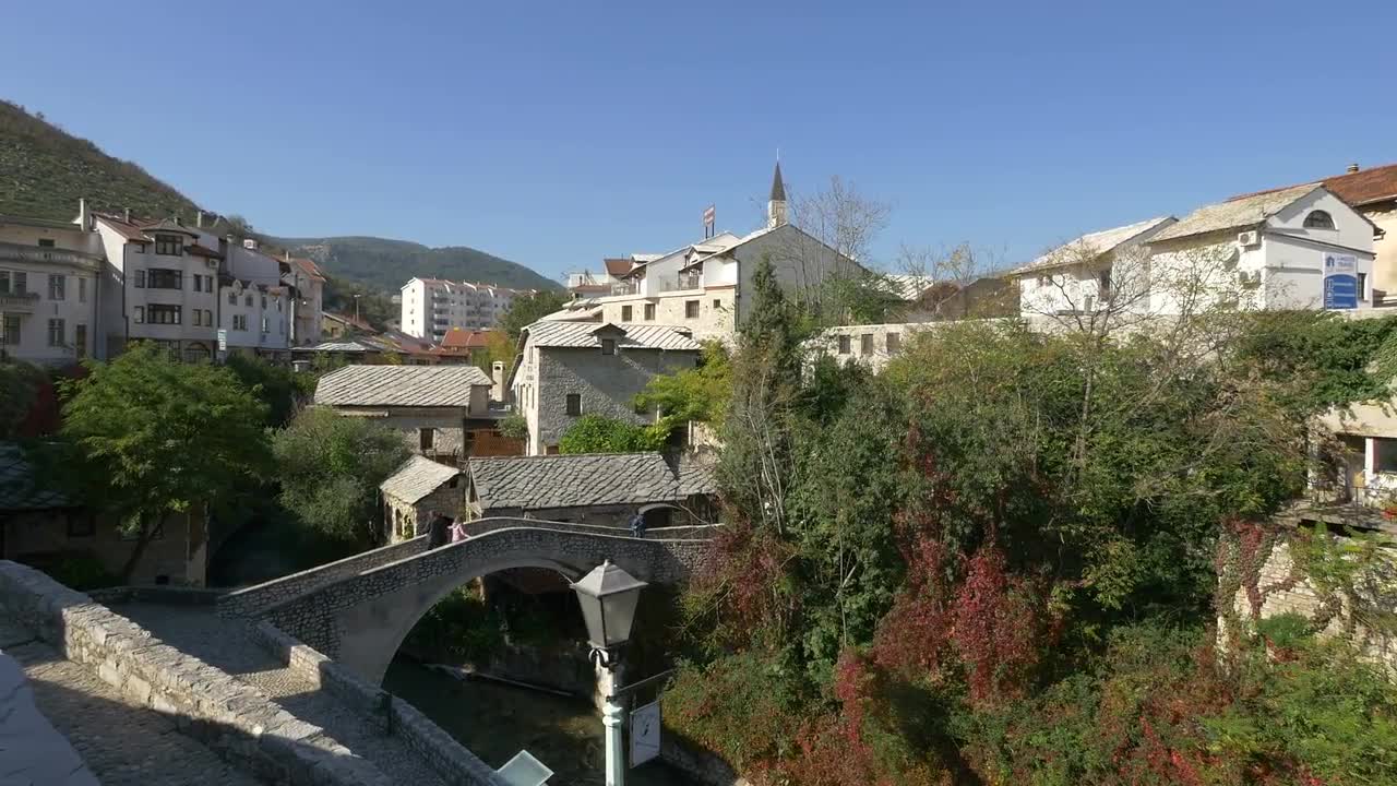Kriva Cuprija Bridge Above... - Stock Video | Motion Array