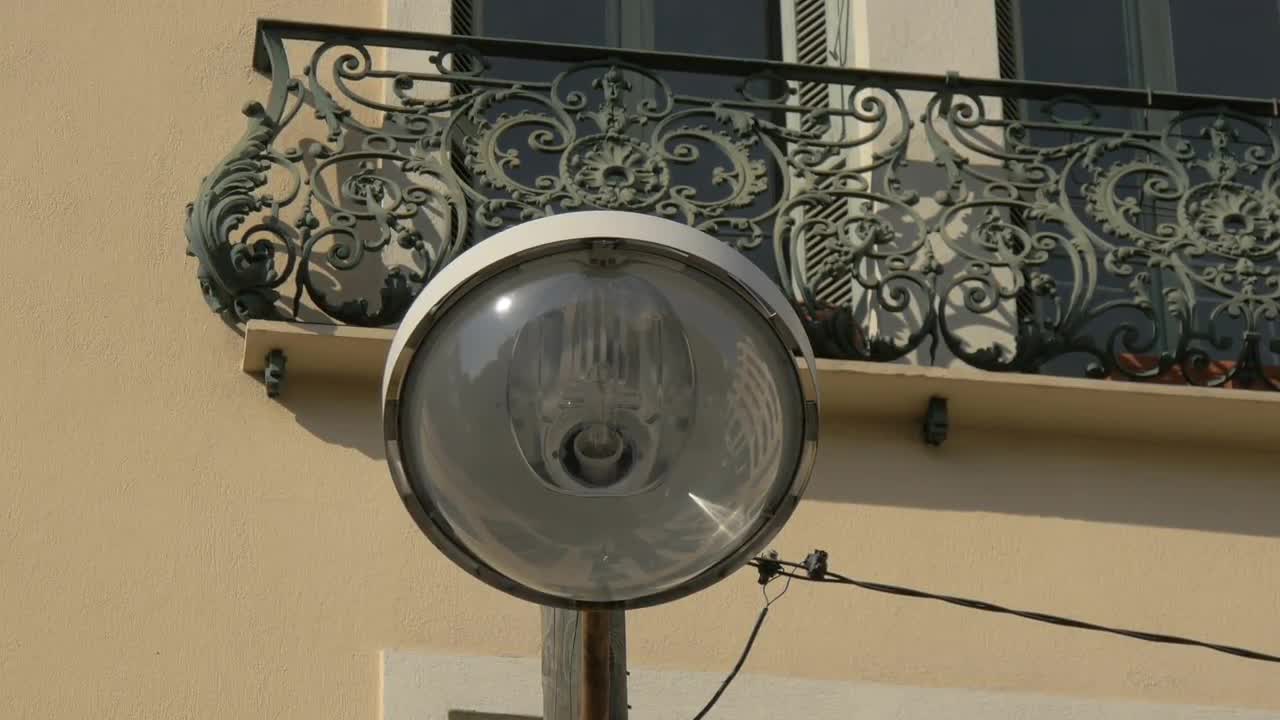 Close Up Of A Street Lamp - Stock Video | Motion Array