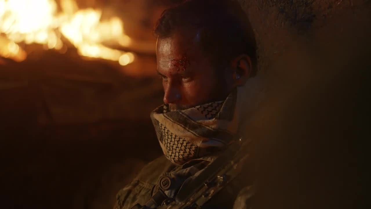 Resting Soldier Portrait - Stock Video | Motion Array