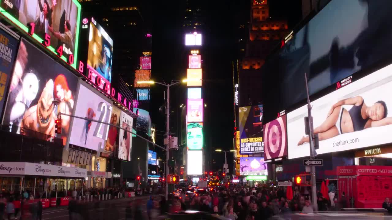 Times Square, New York City - Stock Video | Motion Array