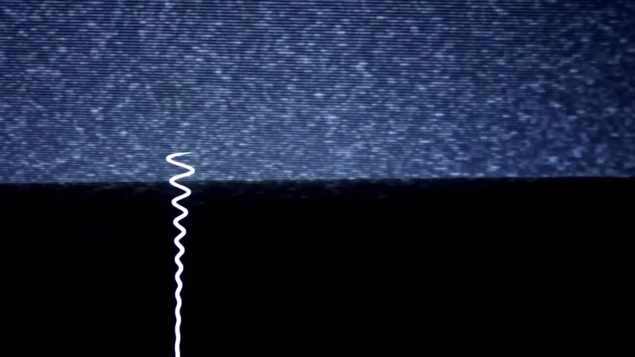 Blue Tone Television Static - Stock Video | Motion Array