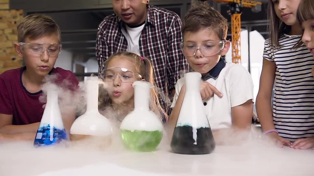 Elementary School Science Lesson - Stock Video | Motion Array
