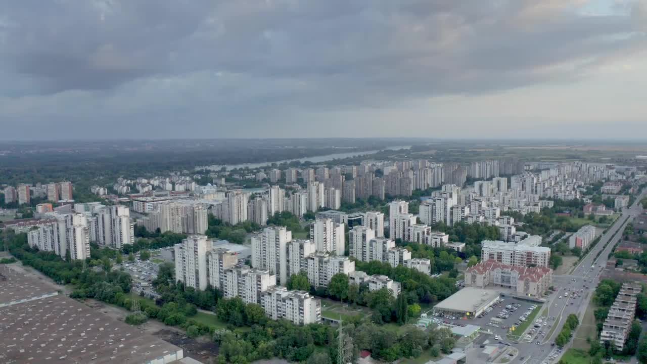 Aerial View Of Belgrade, Serbia - Stock Video | Motion Array