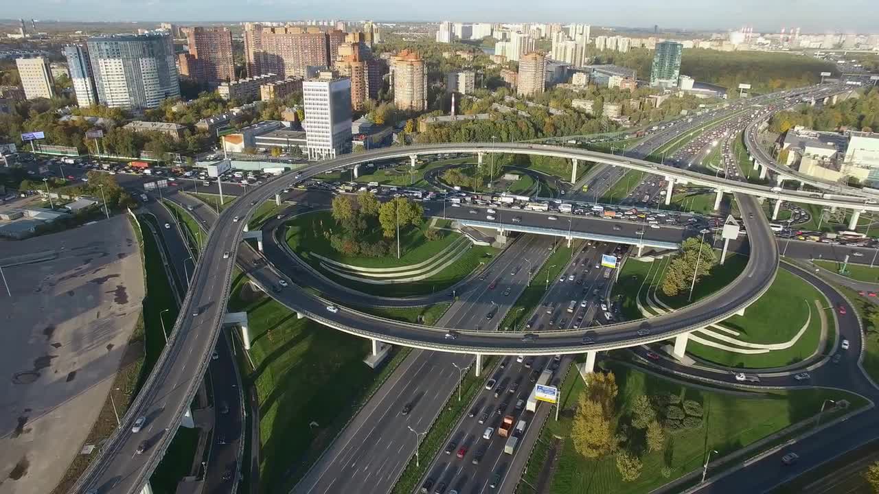 Moscow Transport Traffic - Stock Video | Motion Array