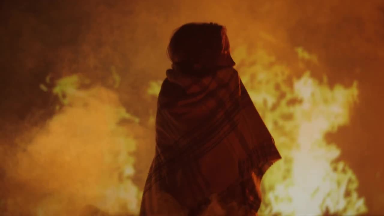 Trapped In Fire And Panicking - Stock Video | Motion Array